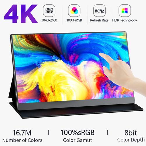 Jual Portable Monitor Touchscreen LED 15.6inch 4K IPS 60Hz JASUPER ...