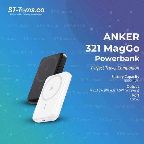 Jual Anker 321 MagGo Powercore Magnetic 5000mAh 12Watt Powerbank ...