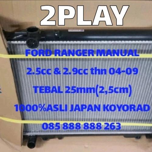 Jual Radiator Ford Ranger Manual 2500cc 2005 2006 2007 2008 2009 2010 ...