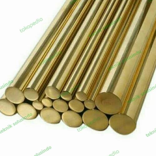 Jual rod as kuningan diameter 16mm x 50cm / kuningan bulat 16mm x 500mm ...