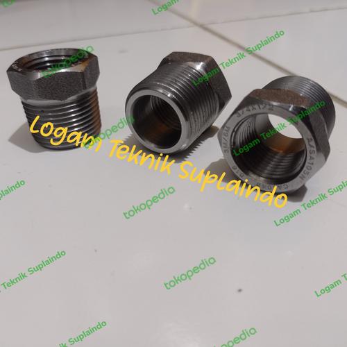 Jual Bushing Besi Class 3000 Drat 1 1/2 x 1 1/4 Inch / Vlok Ring Besi ...