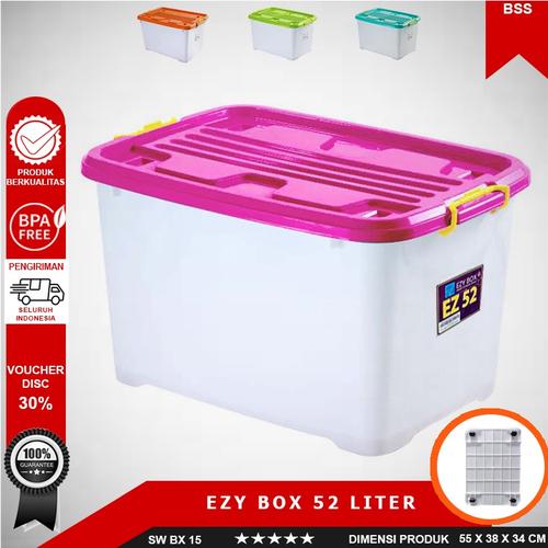 Jual EZY CONTAINER BOX CB 30/45/52 LITER TEMPAT PENYIMPANAN CONTAINER ...
