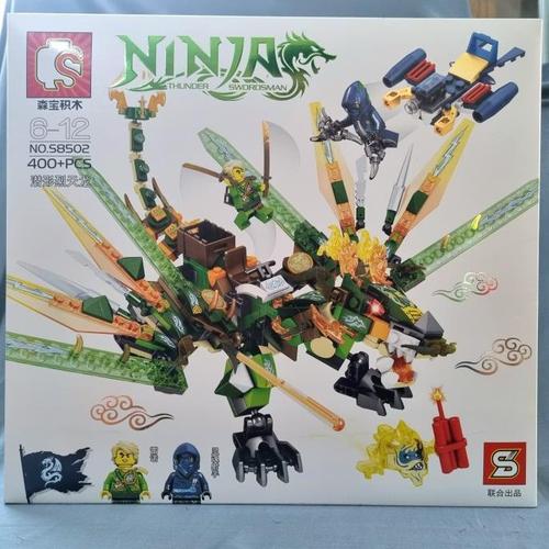 Jual Sembo 8502 Ninja Naga Hijau Green dragon ninjago mainan balok ...