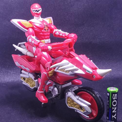 Jual Power Rangers Dino Thunder HoverCraft Cycle + Red Ranger - Jakarta ...