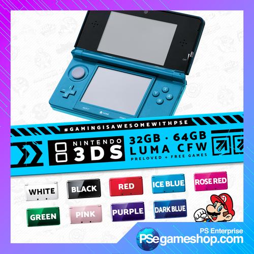 Promo NEW Nintendo 3DS XL Full Games Preloved - NEW 3DSXL Black, OFW ...