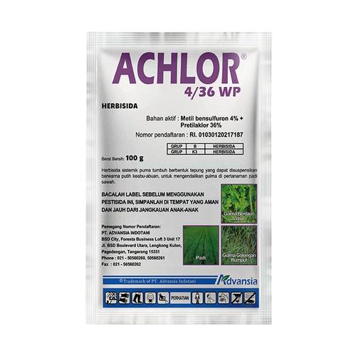Jual Herbisida / ACHLOR 4/ 36 WP 100 G / Mengendalikan Gulma di ...