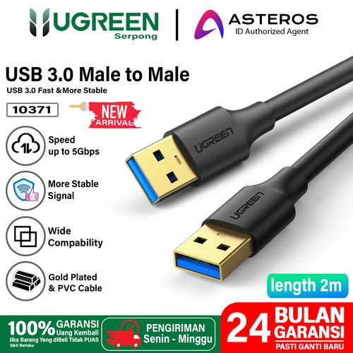Jual UGREEN Kabel Data USB 3.0 A to A Male 1m 2m Super Speed 5Gbps ...