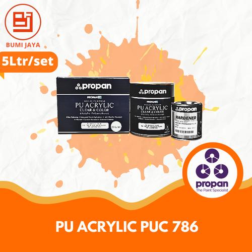 Jual cat propan multi purpose pu acrylic puc 786 2k set 5 ltr Kuas ...