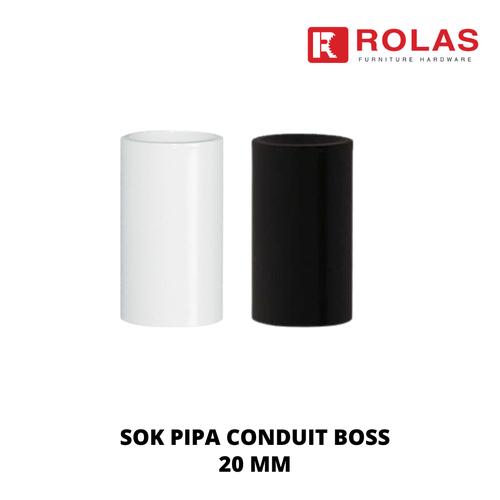 Jual SOK PIPA CONDUIT BOSS 20MM / PIPA PUTIH / PIPA HITAM - Putih ...