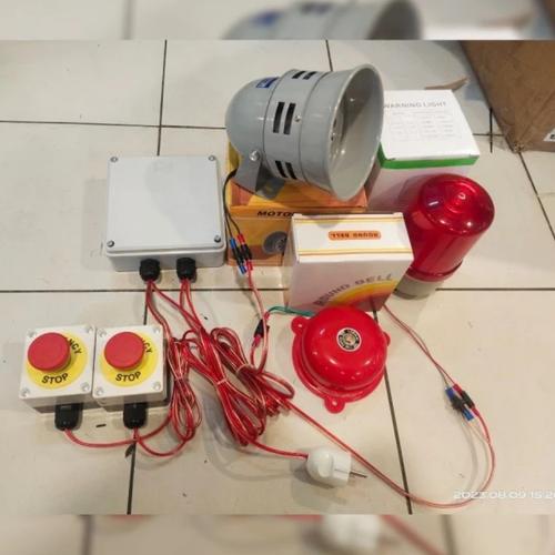 Jual Sirene Emergency Bell Kriing Alaram Kebakaran/Sekolah Pabrik Sets ...