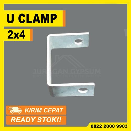 Jual U Clamp 2x4 | U Klem | U clam | Penggantung rangka hollow - Kota ...