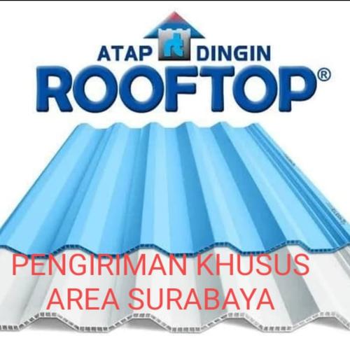 Jual ATAP ROOFTOP Atap uPvc rooftop PANJANG 6 METER - BIRU DOFF - Kota ...
