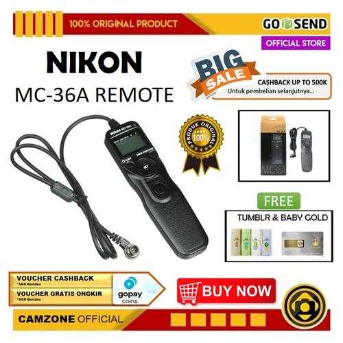 Promo Nikon mc-36a mc 36a mc36a multi function remote cord Cicil 0% 3x - Jakarta Selatan ...