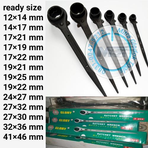 Jual Glory kunci Ratchet scaffolding ukuran 36 × 41 kunci ring pas ...