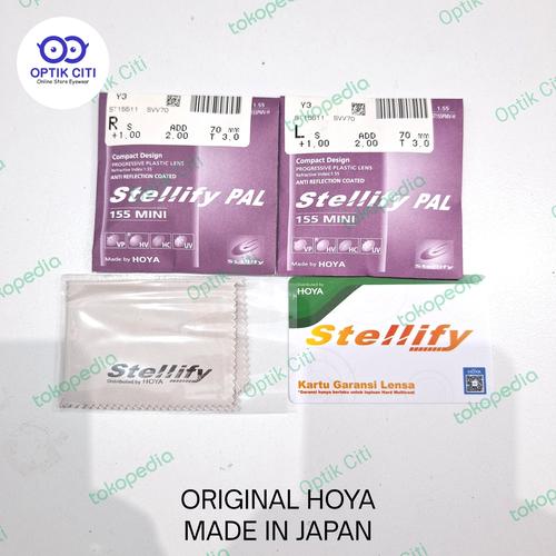 Jual lensa kacamata progresif Hoya Stellify 1.55 HVP Original - Jakarta ...