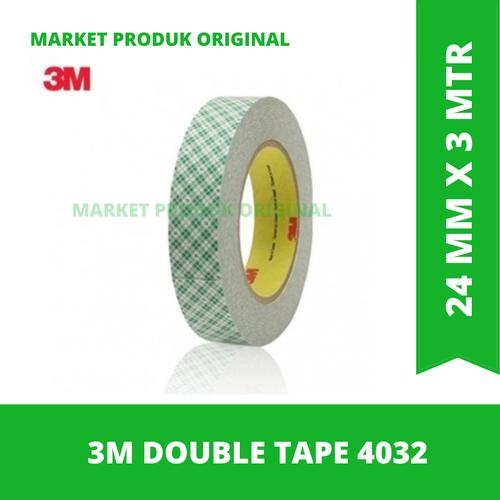 Jual 3m double tape foam 4032 - mounting tape - double tape 24mm x 3 ...