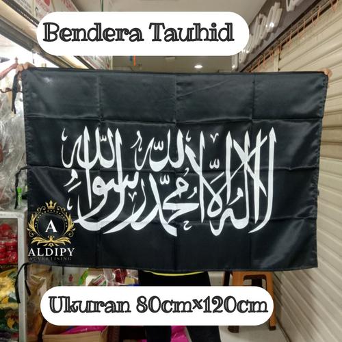 Jual Bendera Jihad Al-Liwa Ar-Rayah Bahan Satin Ukuran 80cm×120cm Hitam ...
