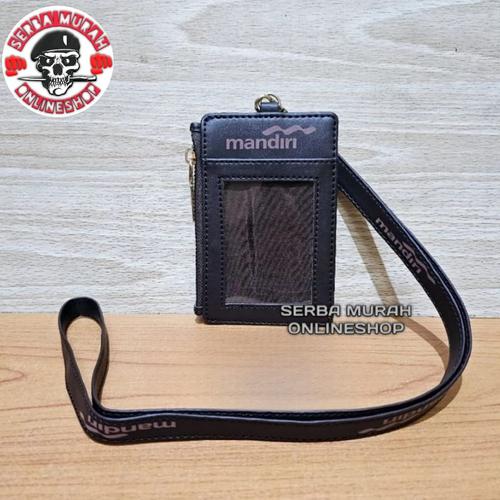 Jual ID Card Holder Tali Lanyard Name Tag Model Resleting Logo BANK ...
