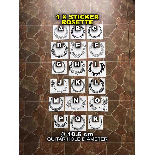 Jual Sticker Roset Lubang Gitar Standard Jumbo Akustik Klasik Folk ...
