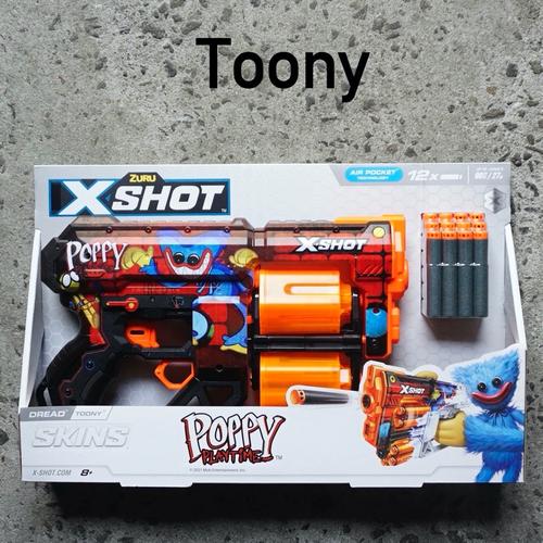 Jual Zuru Xshot Skins Dread Poppy Playtime Blaster Double barrel X shot ...