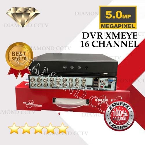 Jual DVR Xmeye 16Ch 5MP Audio DVR CCTV Xmeye 16 Channel 6 in 1 - DVR ...