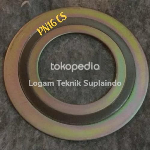 Jual SWG Carbon Steel PN16 Uk 1/2 Inch / Spiral Wound Gasket CS PN16 ...