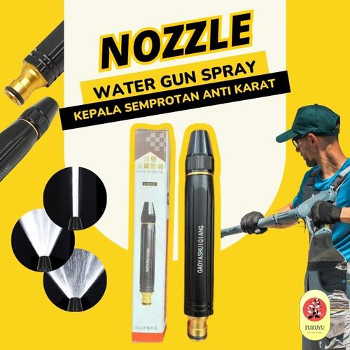 Jual Nozle Spray Sprayer kabut Semprotan Air Kuningan Lurus Tekanan ...