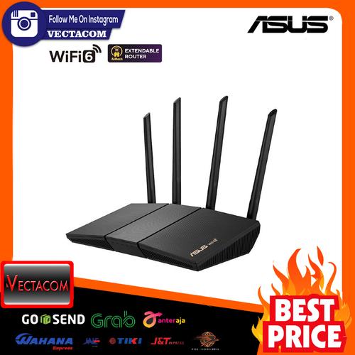 Jual ASUS RT-AX57 AX3000 Dual Band WiFi 6 Extendable Router AX57 AX 57 ...