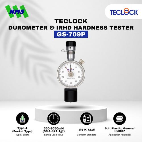 Jual TECLOCK GS-709P Durometer Hardness Tester 8050mN Shore A Soft ...