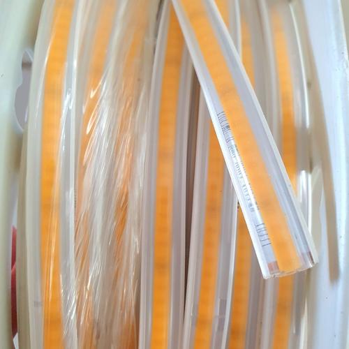 Jual Led Strip COB 3000K Warm White AC 220V Outdoor socket jepit ...