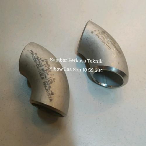 Jual Elbow Long Sch10 SS304 1/2" inch ( Elbow LR Sch10 SS304 ...