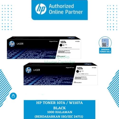Jual HP Toner Cartridge 107A W1107A Hitam 1000 Halaman untuk Printer ...