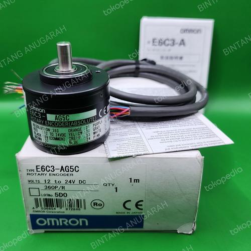 Jual OMRON E6C3-AG5C (360 P/R) ROTARI ENCODER - Jakarta Barat - BINTANG ...