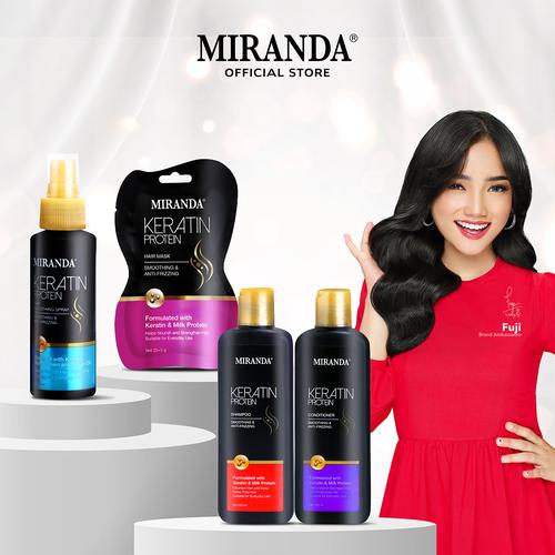 Promo Miranda Keratin Protein Series Hair Treatment Package (New ...