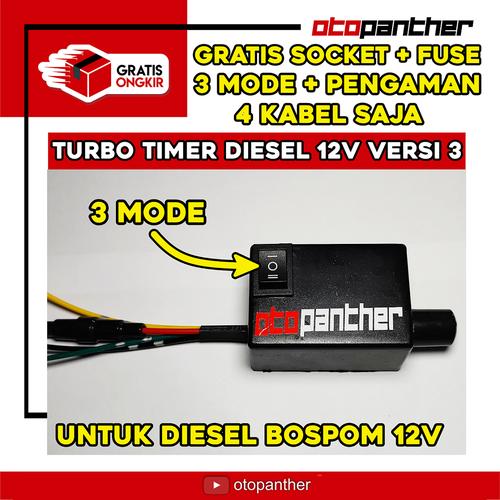 Jual Turbo Timer Diesel Versi 3 Mode Pengaman Diesel Bospom Universal ...