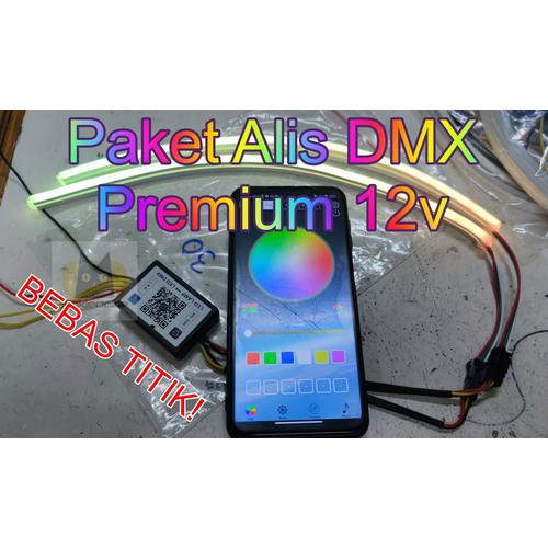Jual Paket Alis RGB DMX 12v Bluetooth ws2811 bebas titik - 30cm - Kota ...