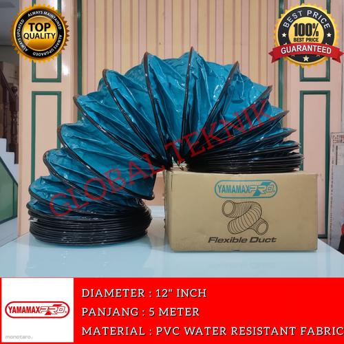 Jual Flexible Duct 12" Inch 5 Meter selang blower 12" Hose Blower ...