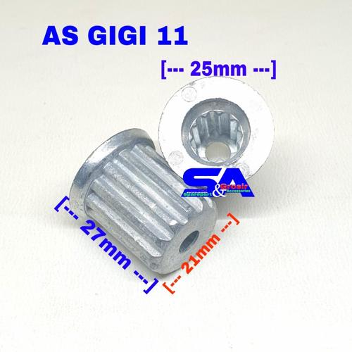 Jual Inti Pulsator AS GIGI 11 Mesin Cuci/Gear Gigi Gerigi Pullysator ...