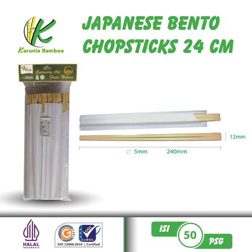 Jual SUMPIT DEMPET 24 cm BAMBU SUMPIT GENROKU sumpit tensoge sumpit ...