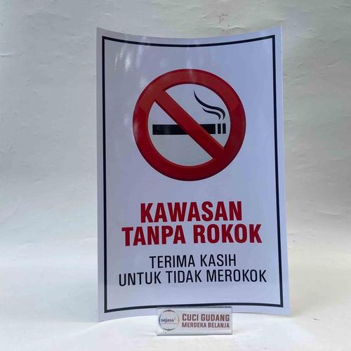 Jual Poster Kawasan Tanpa Rokok, Poster Dilarang Merokok - Kota ...