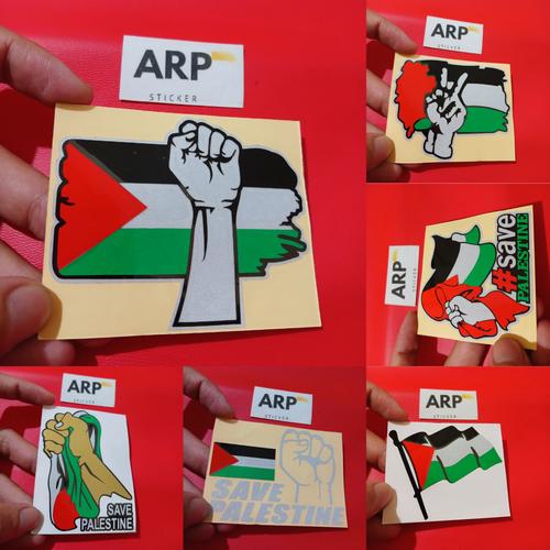 Jual stiker BENDERA PALESTINA Sticker SAVE PALESTINA Cutting - B ...