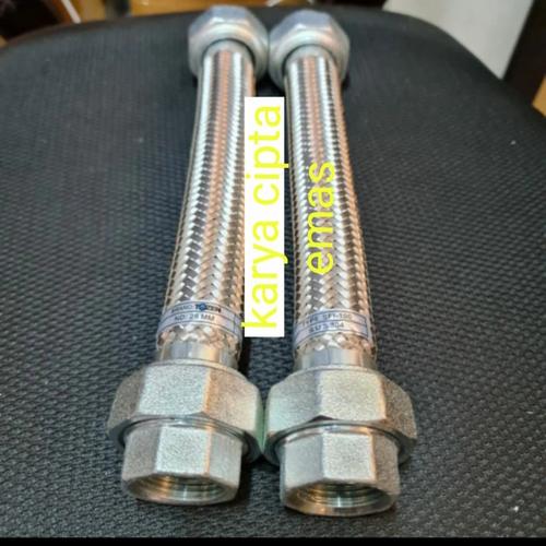 Jual Tozen flexible hose watermur union drat 1/2"inch x 50cm SF 100 ...