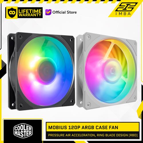 Jual Cooler Master Mobius 120P ARGB Case Fan [2400rpm, PWM] - Black ...