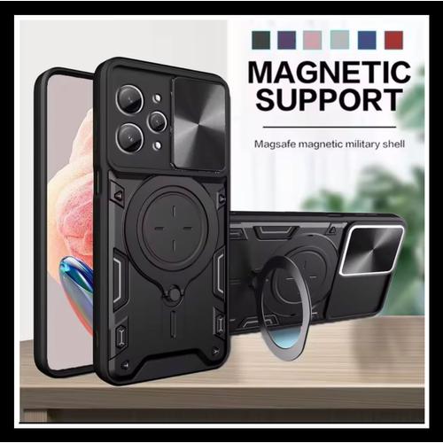 Jual Xiaomi Redmi 12 4G 2023 Pattern Armor Ring Magnetic Hard Case ...