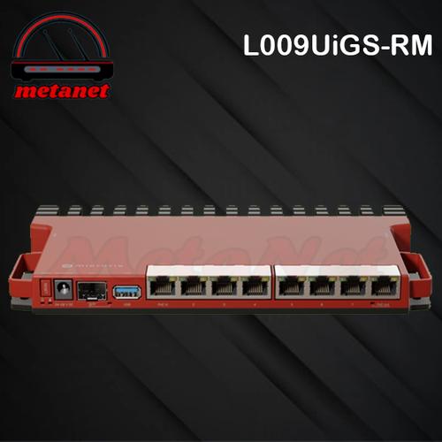 Jual Mikrotik L009UiGS-RM | Router 1 sfp 2.5G 8 port Gigabit support ...