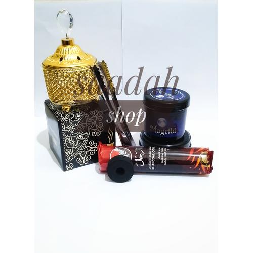 Jual paket bukhur arf komplit tempat arang pencapit areng magic - hajar ...