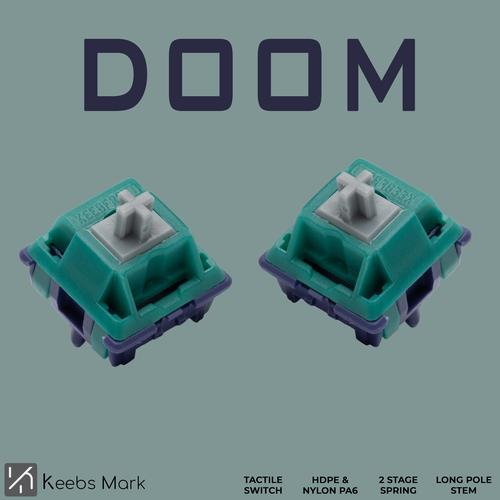 Jual KeebFront DOOM Tactile Switch Mechanical Keyboard - Jakarta Utara ...