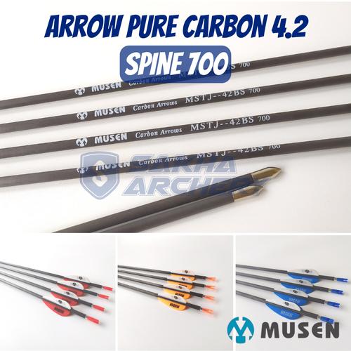 Jual Anak Panah Arrow Musen Carbon 6mm Spine 700, MSTJ-42BS - Kota ...