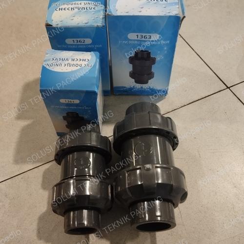 Jual Ball Check PVC True Union 3/4" inch/Ball Check Valve Double ...