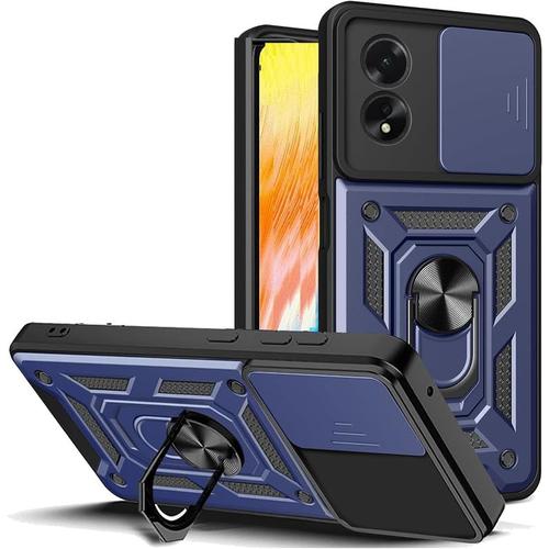 Jual Hard Case Oppo A98 5G Armor Defence Slide Cover - Biru - Kota ...